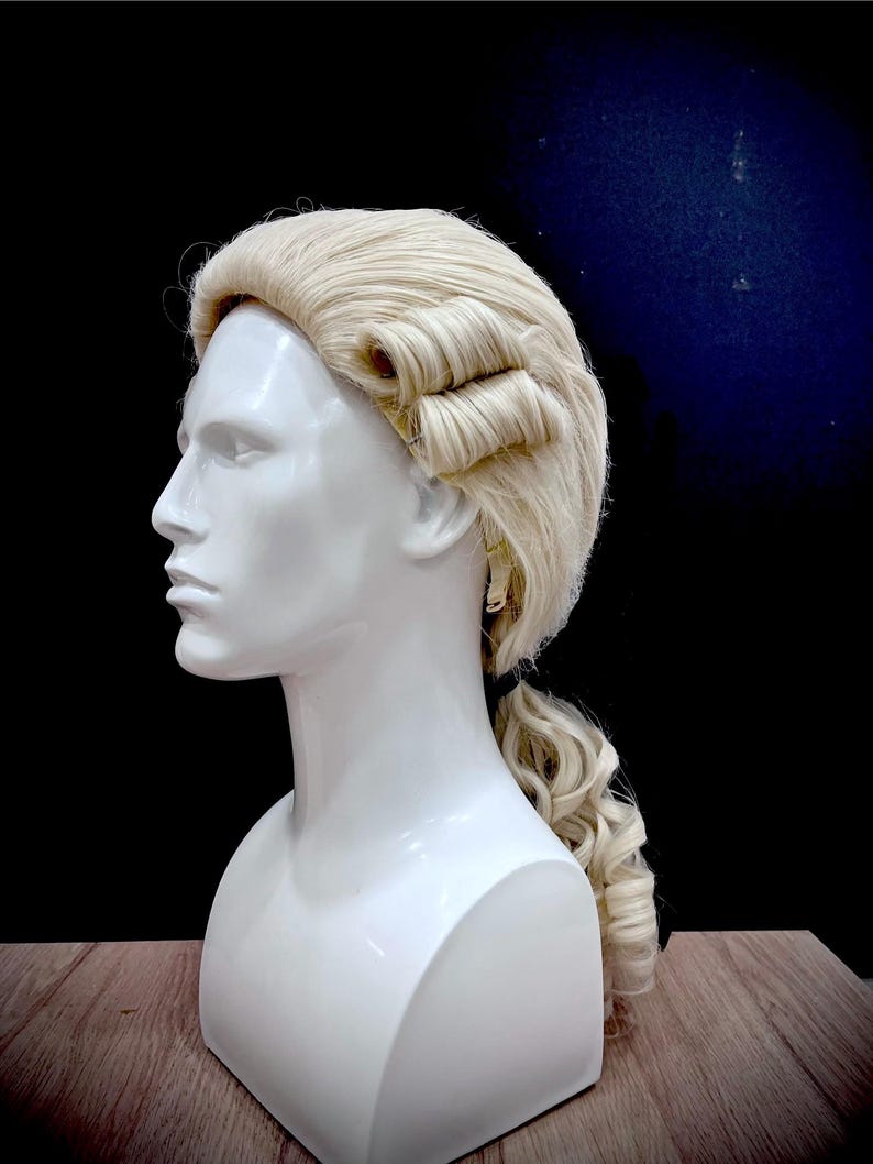 Men’s Historical Wig Costume Seventeen Hundred Baroque Rococo ...