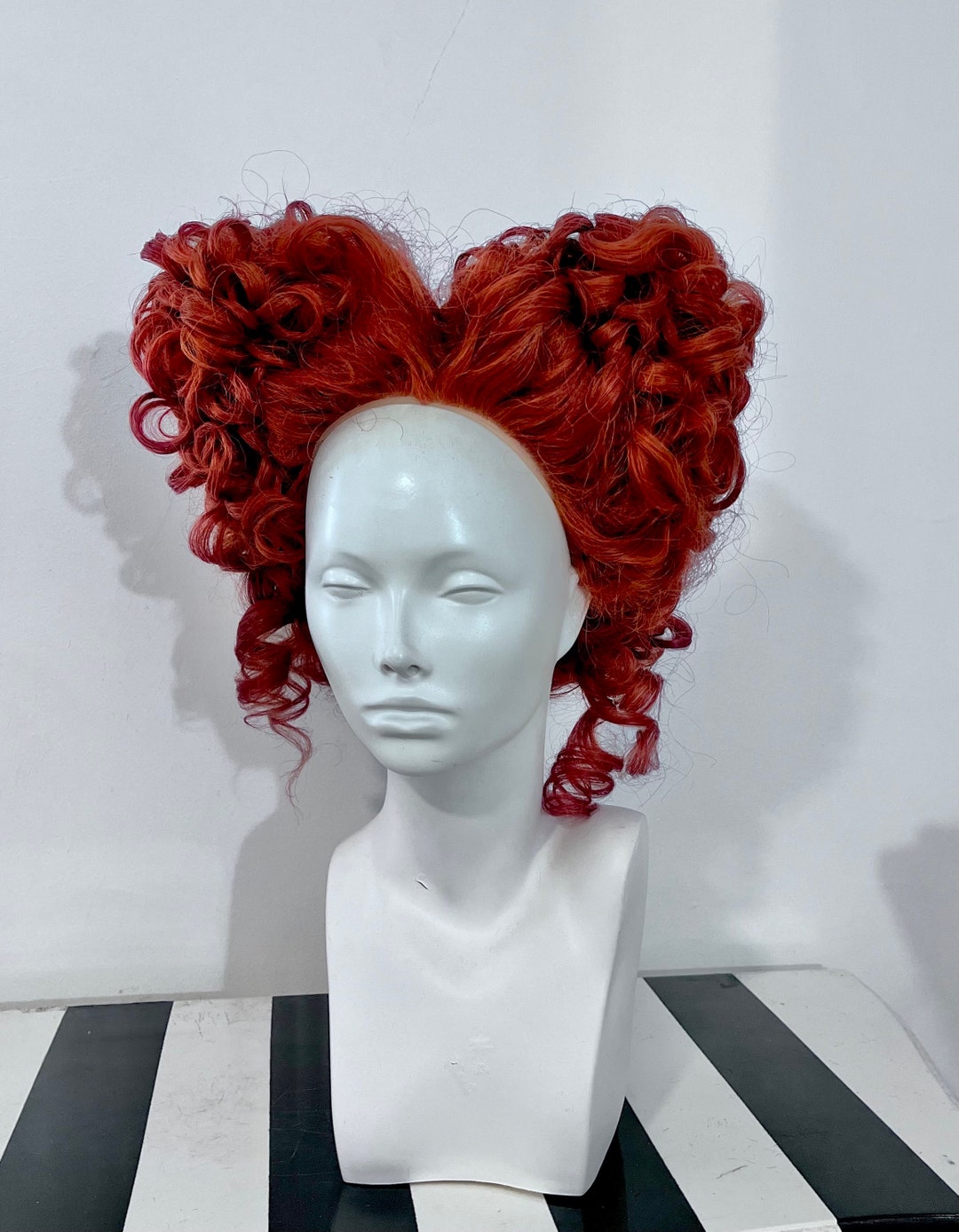 Historical Wig , Copper Hair , Queen Elisabeth I , Curls , Period ...