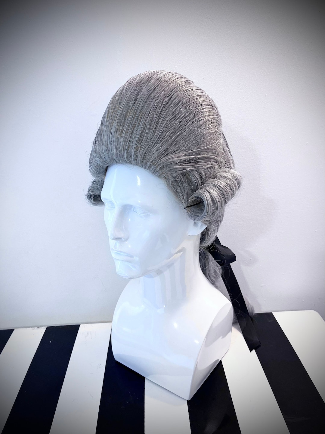 Historical Period Wig With Georgian Baroque Rococo Costume Cavalier ...
