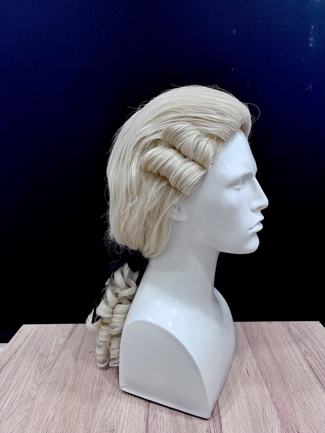 Men’s Historical Wig Costume Seventeen Hundred Baroque Rococo ...