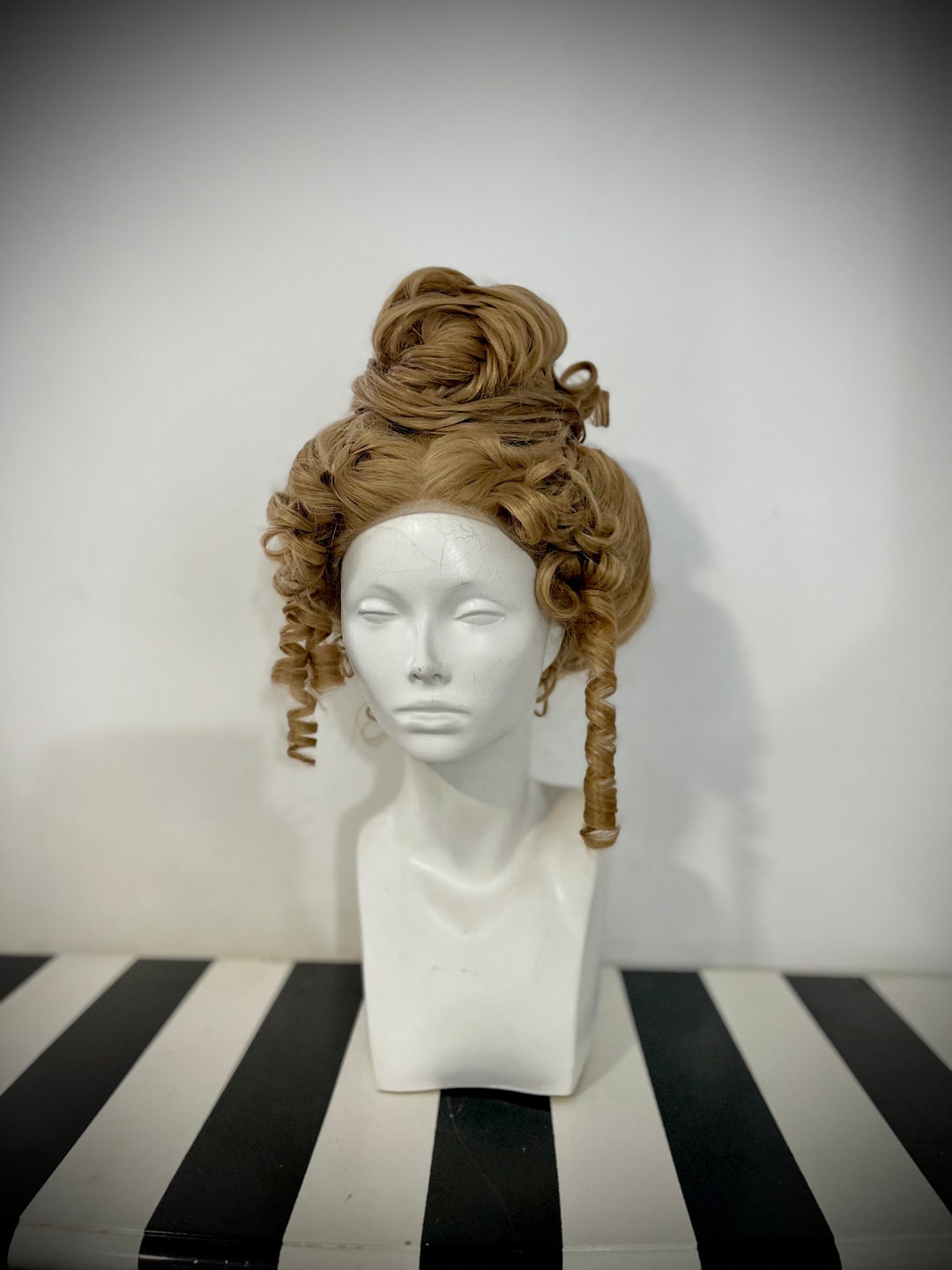 Period Wig Historical Hair Lacefront Costume Reenacting Victorian ...