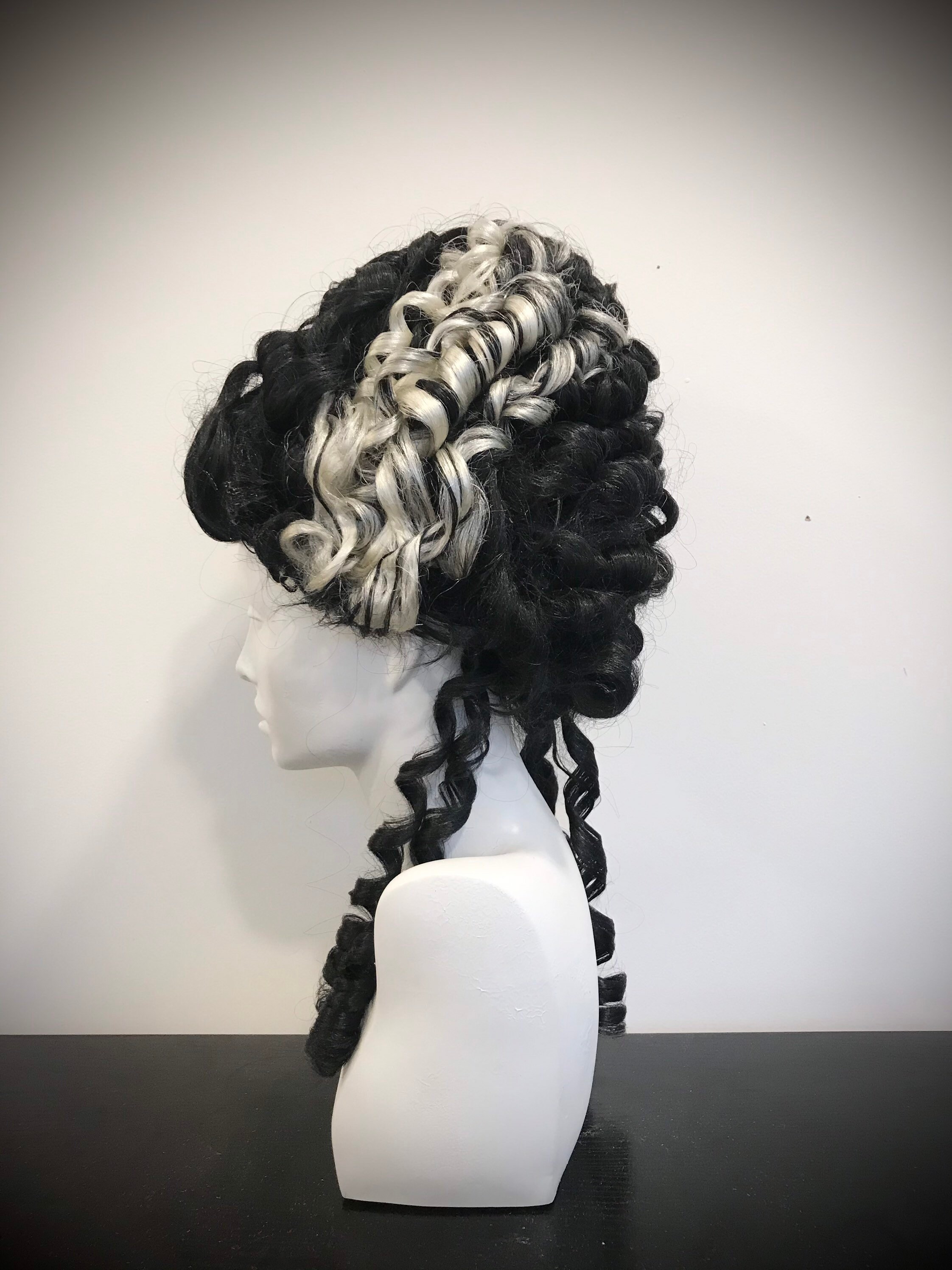 Bride of Frankenstein wig costume Victorian steampunk | Etsy