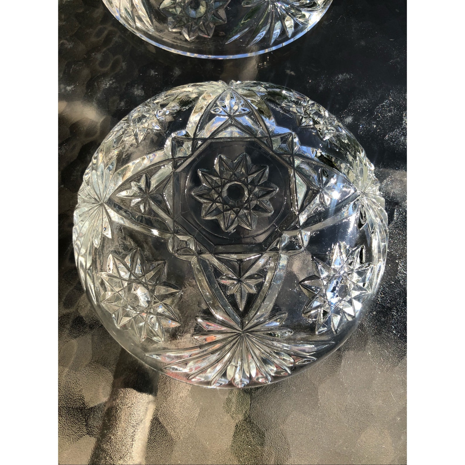 Vintage Genuine Lead Crystal Early American Precut Pattern - Etsy