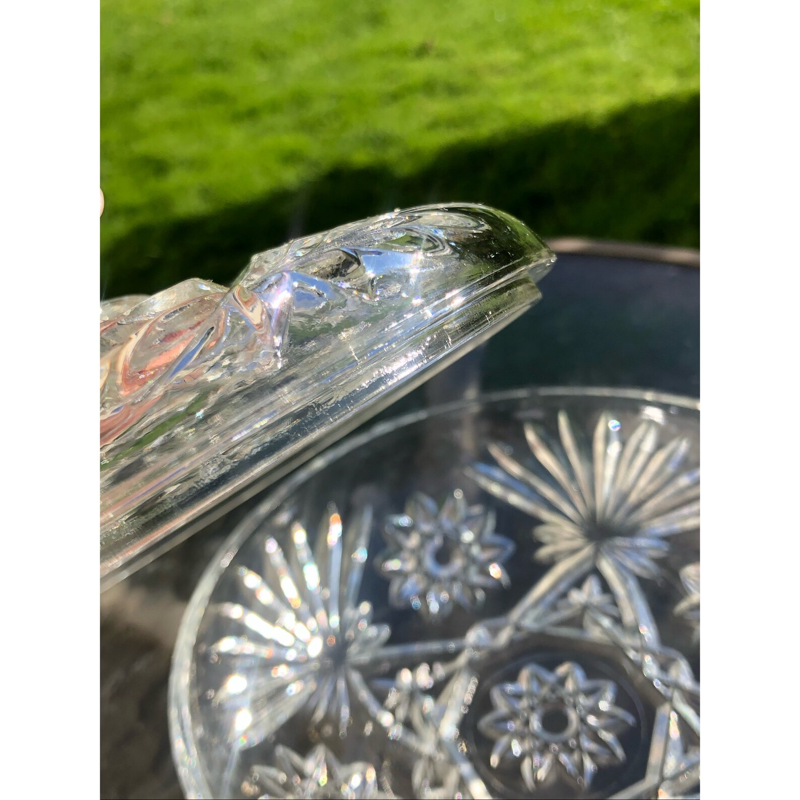 Vintage Genuine Lead Crystal Early American Precut Pattern - Etsy