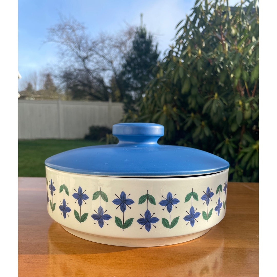 Retro 1960s "midwinter" Round Covered Vegetable Tureen Fine Tableware ...