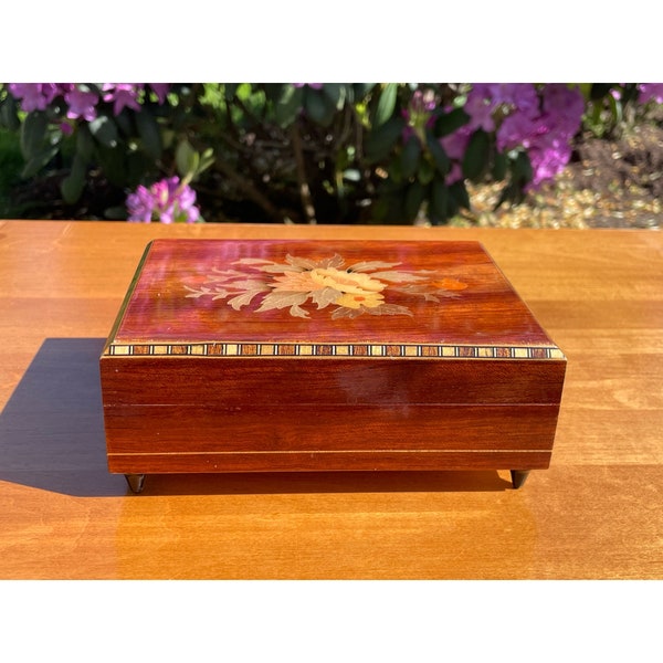 Italian Sorrento Music Box - Etsy
