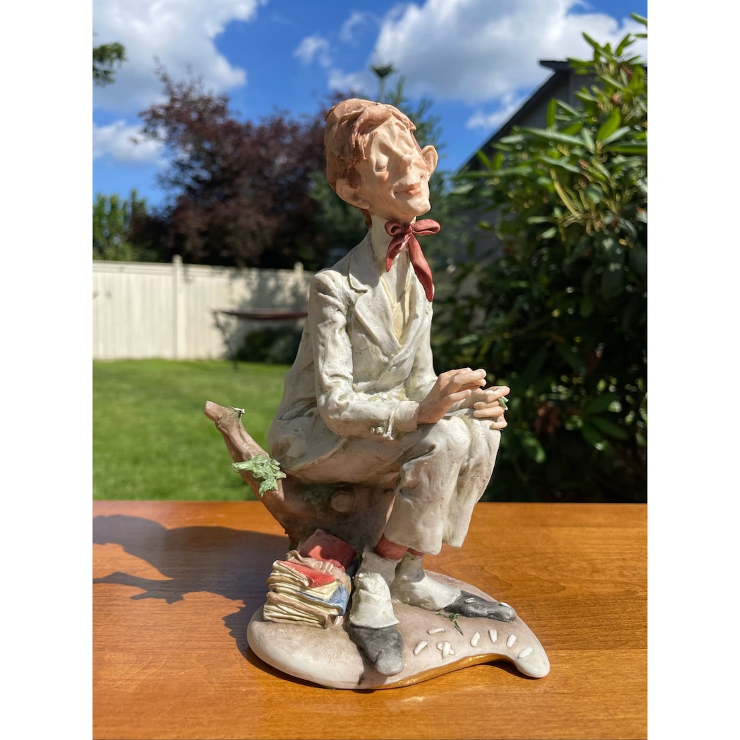 Vintage 1961 Cappe Figurine "first Love" Capodimonte Porcelain Figurine ...