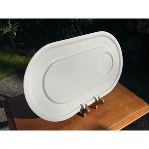 Pizzato Made in Italy, off White Large Oval Ceramic Platter/ceramic ...