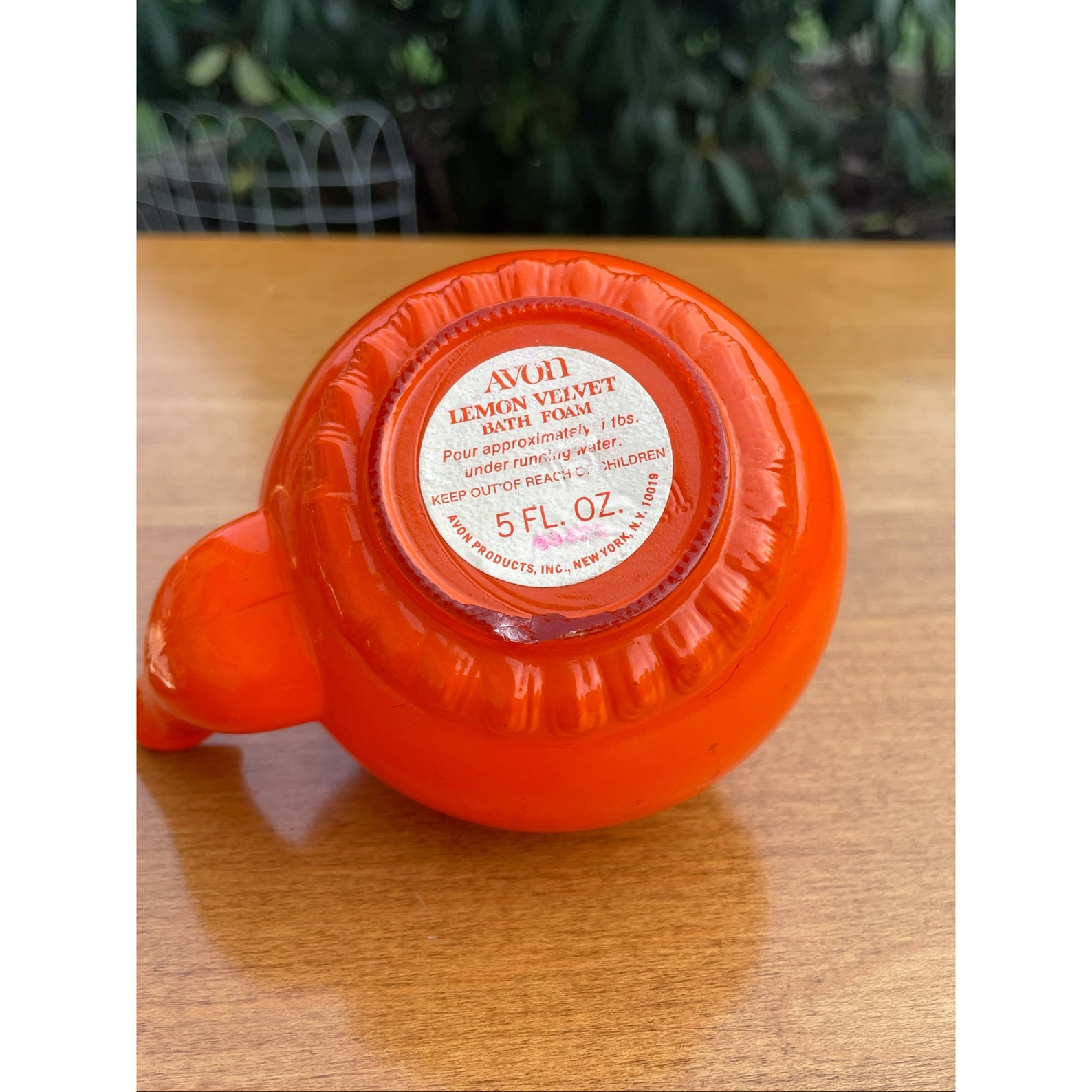 Avon Teapot Lemon Velvet Foaming Bath Oil Orange Kettle Avon - Etsy