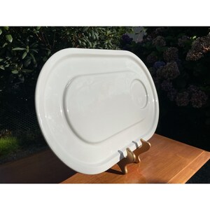 Pizzato Made in Italy, off White Large Oval Ceramic Platter/ceramic ...