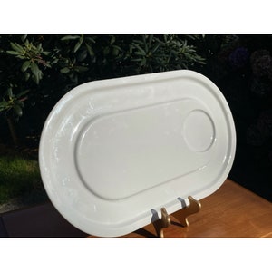 Pizzato Made in Italy, off White Large Oval Ceramic Platter/ceramic ...