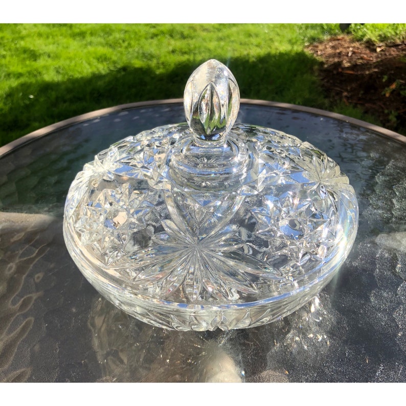 Vintage Genuine Lead Crystal Early American Precut Pattern - Etsy