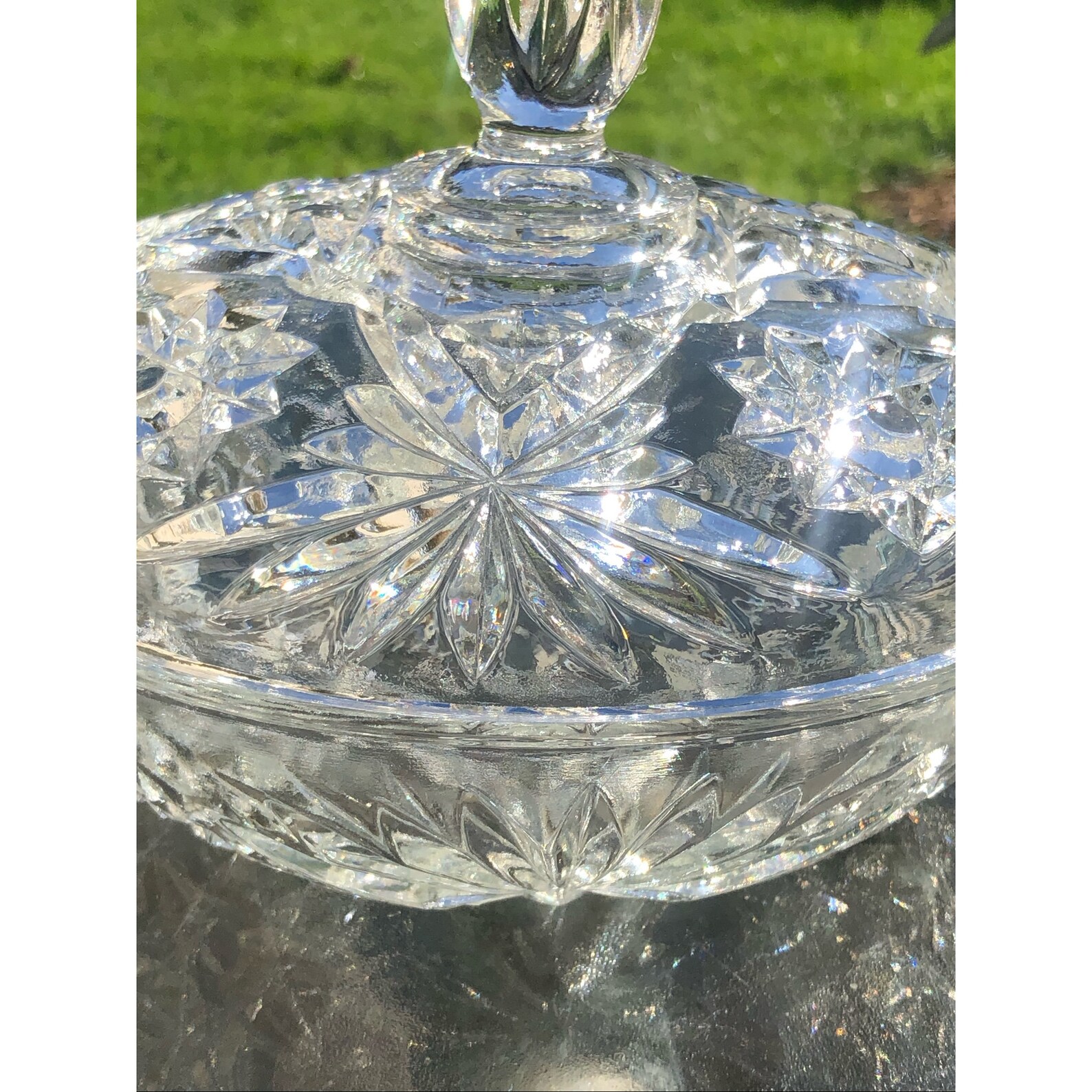 Vintage Genuine Lead Crystal Early American Precut Pattern - Etsy