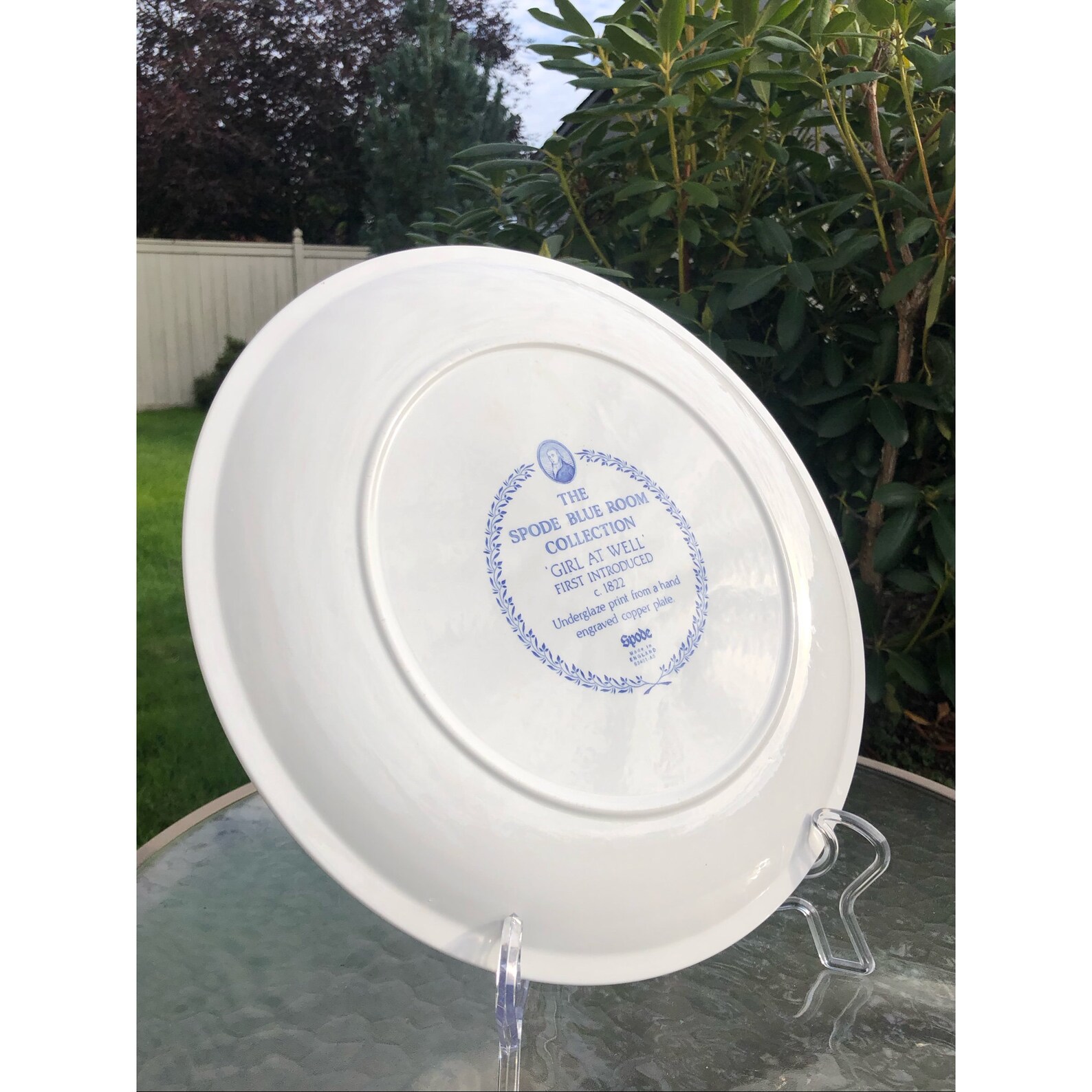 Vintage the Spode Blue Room Collection girl at - Etsy