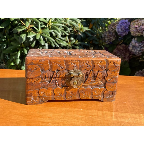 Hand Carved Box - Etsy