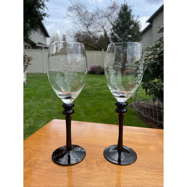 Etched Crystal Bird Glasses - Etsy