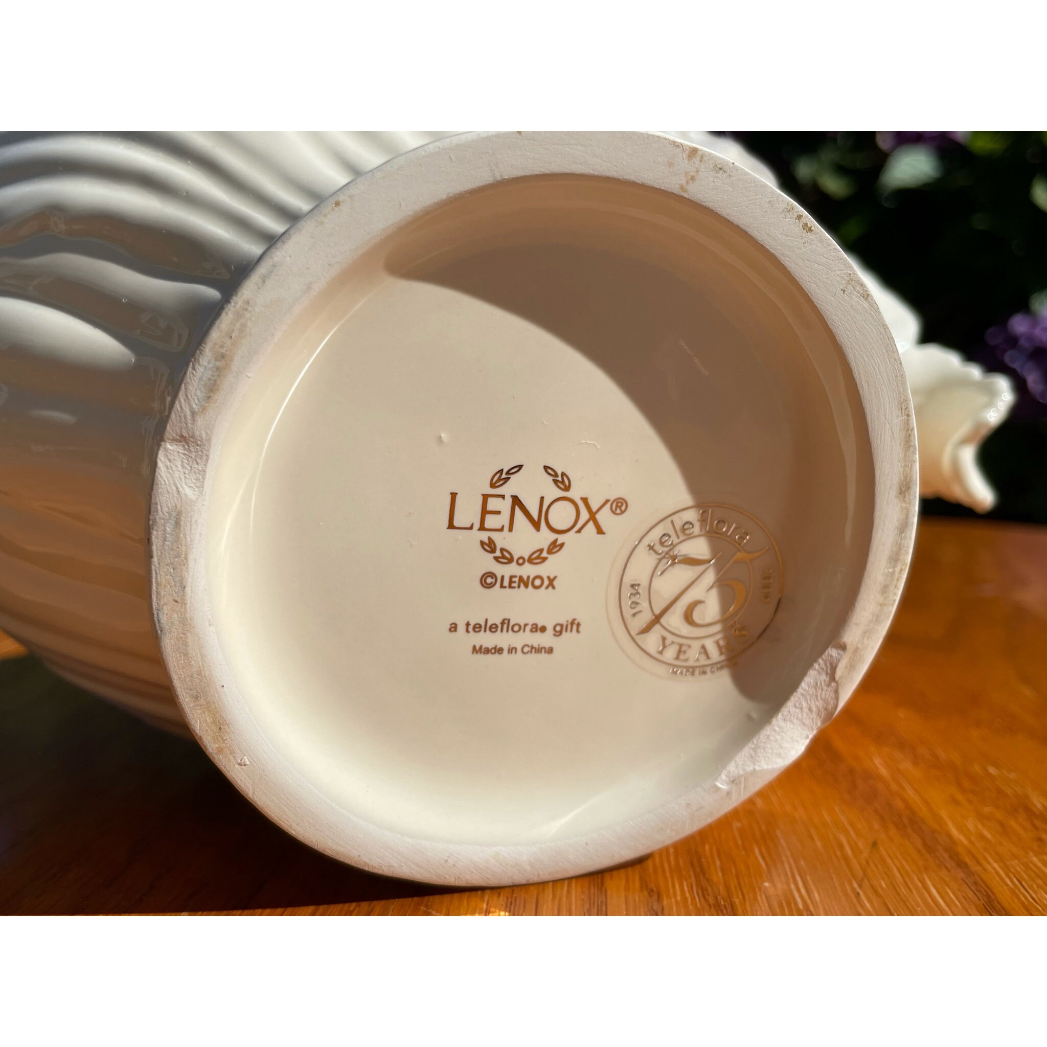 Lenox 2009 Cream Colored Ceramic Planter/Indor Planter/Flower | Etsy