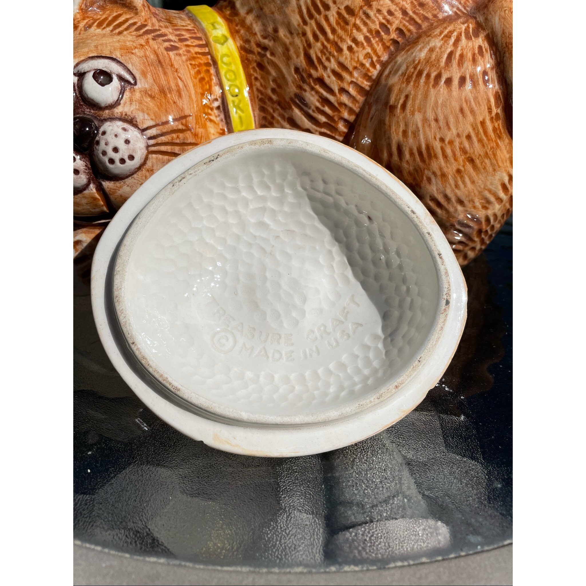 Mid Century 1950s Stone Pottery Lazy Droopy Eyelid Cat | Etsy