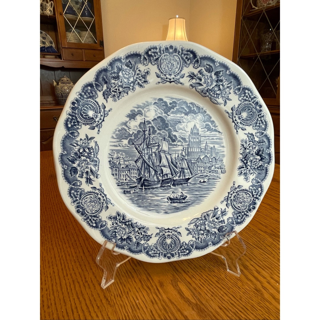 Ports of England Vintage Ironstone Scalloped Edge Plate/replacement ...