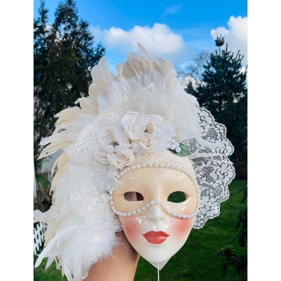 Rare Vintage 1992 Clay Art Musical Mask "im Musical" Accent Mask Real ...