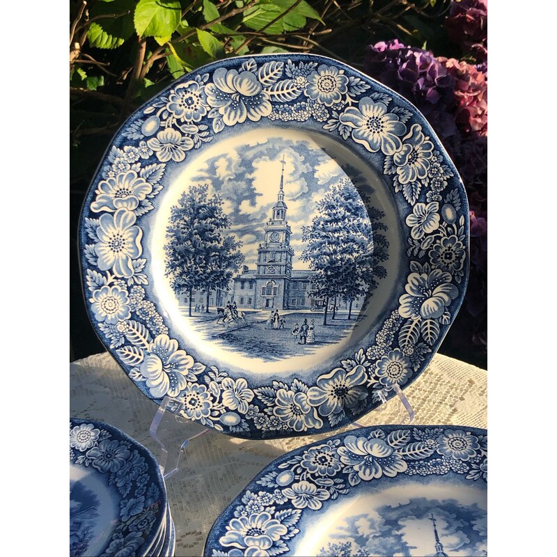 Liberty Blue Dishes - Etsy