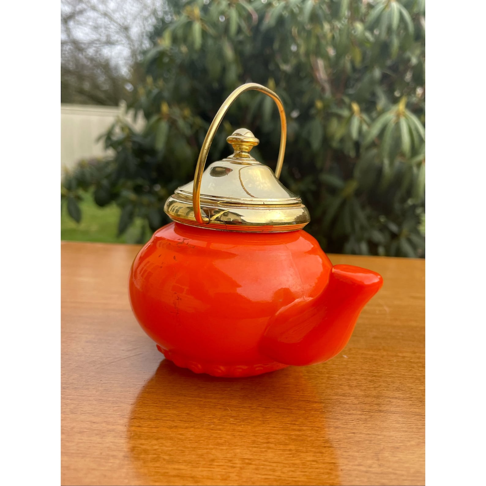 Avon Teapot Lemon Velvet Foaming Bath Oil Orange Kettle Avon ...