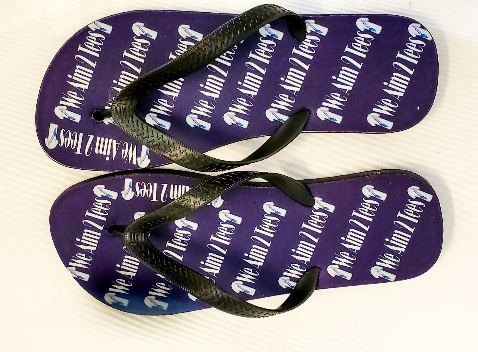 Custom Personalized Printed Flip Flops Your Photo Or Logo Or | Etsy