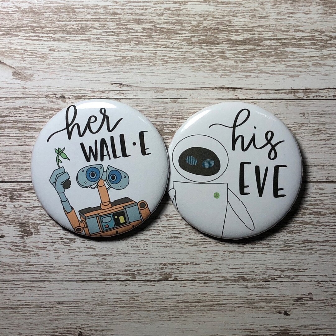 Wall-e Pinback Buttons - Etsy