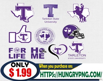 Tarleton University Svg - Etsy
