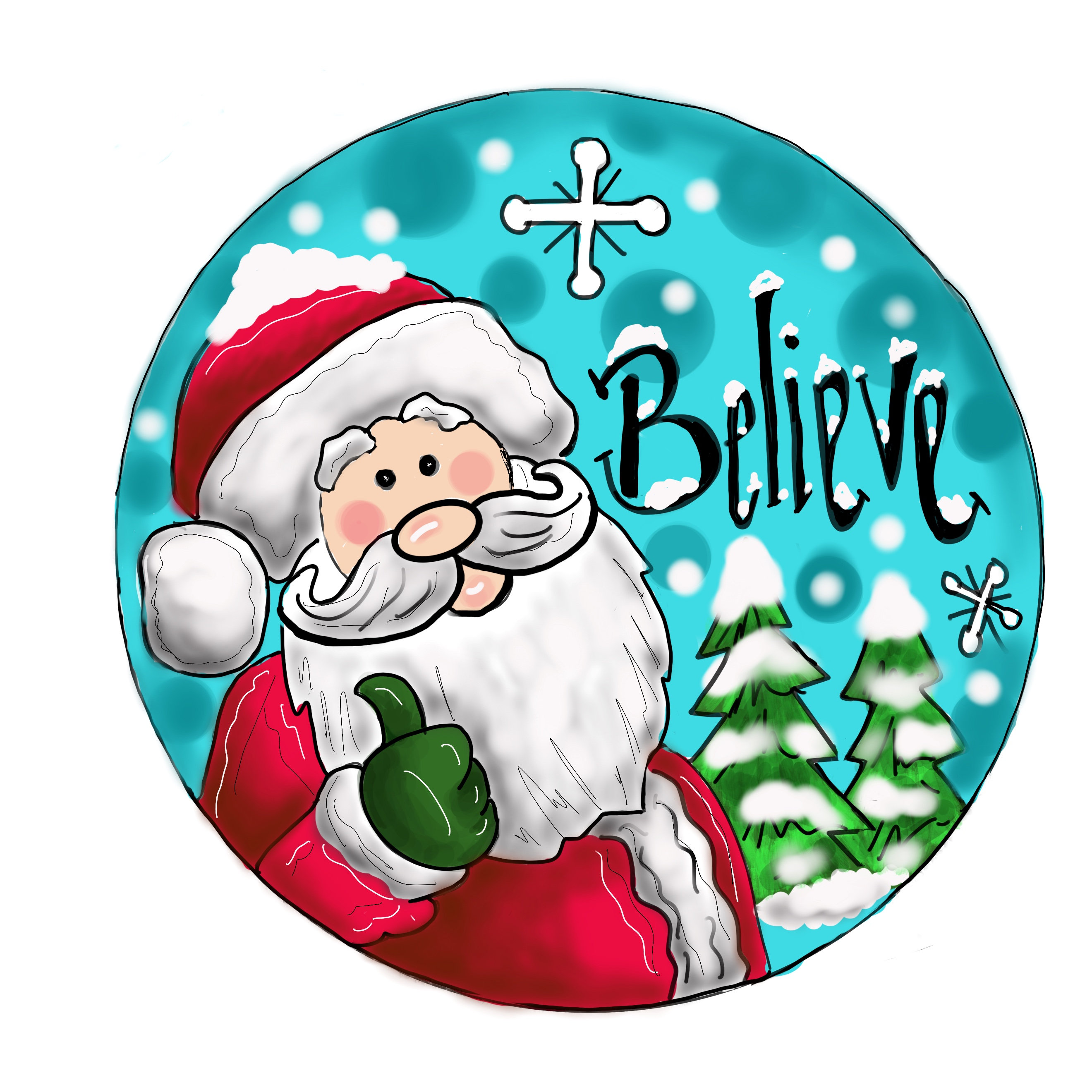 TEMPLATE, Santa Doorhanger, Santa Pattern, Downloadable Template ,DIY ...