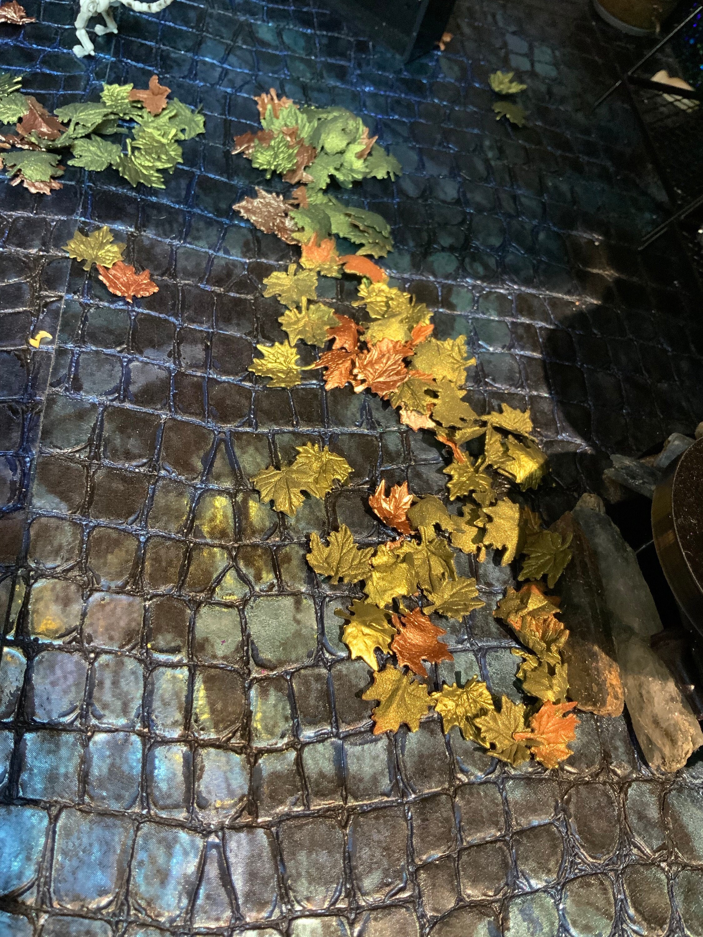 Miniature Leaves Clay Leaf Dollhouse Miniature 1 12th - Etsy