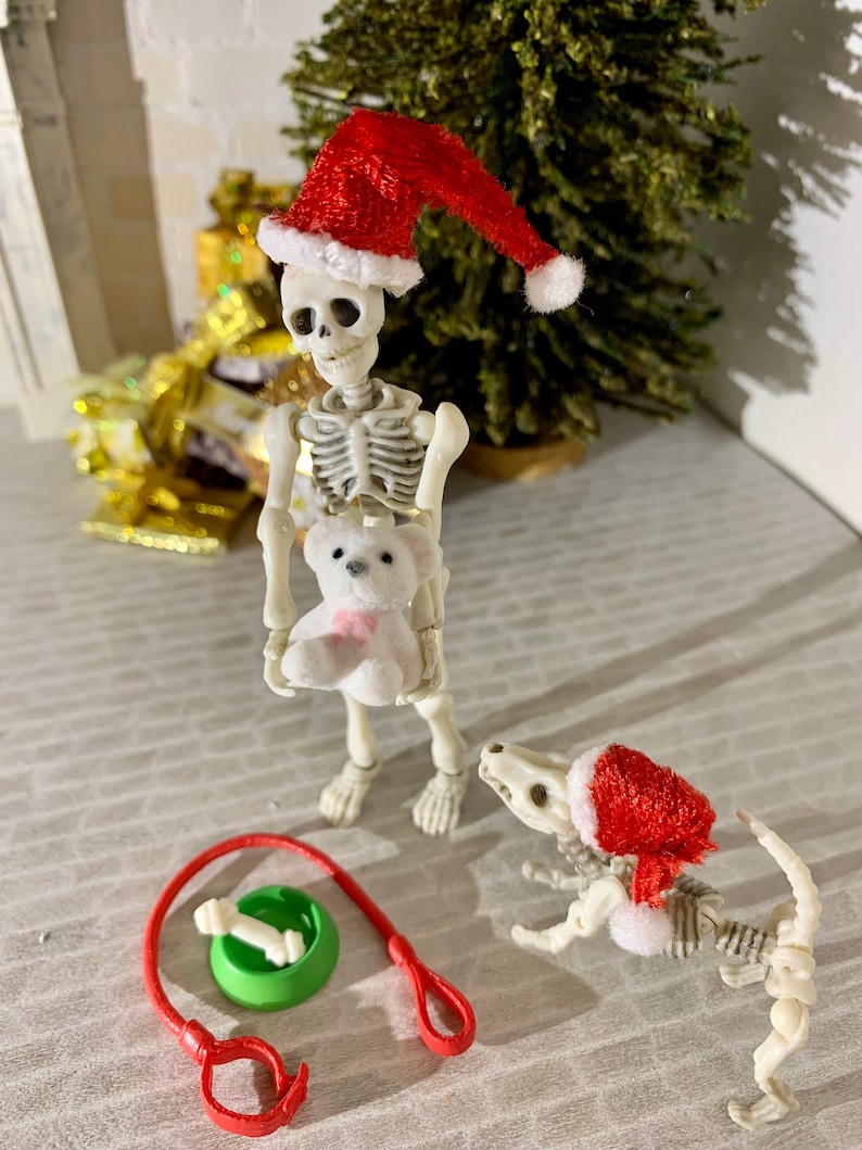 Skeleton Action Figures Skeleton Dog Skeleton Child - Etsy