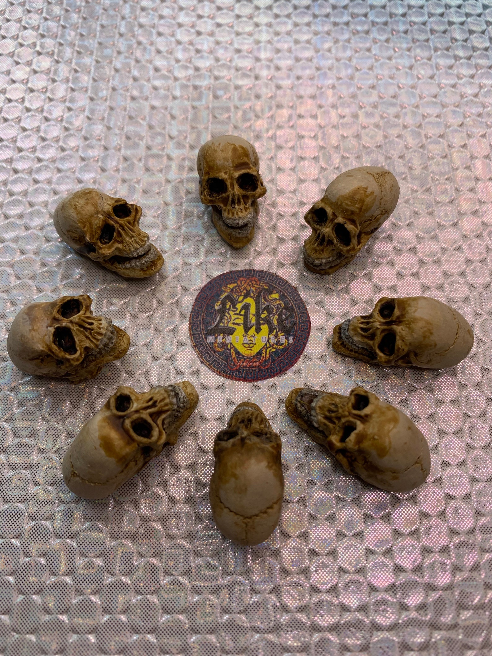 Mini Skulls Mini Bone Skull Figure Big Pile of Bones - Etsy