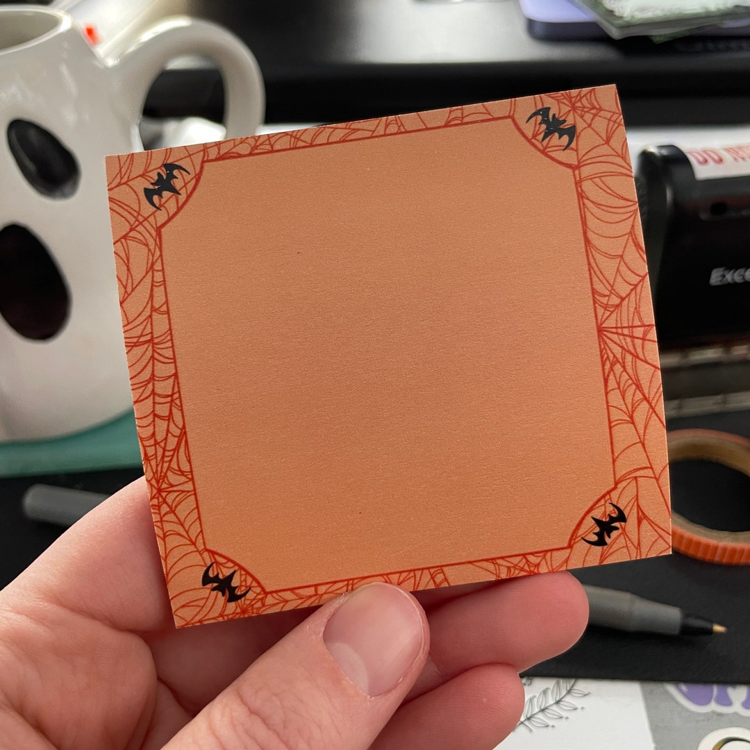 Spiderweb Border Post-it® Notes - Etsy