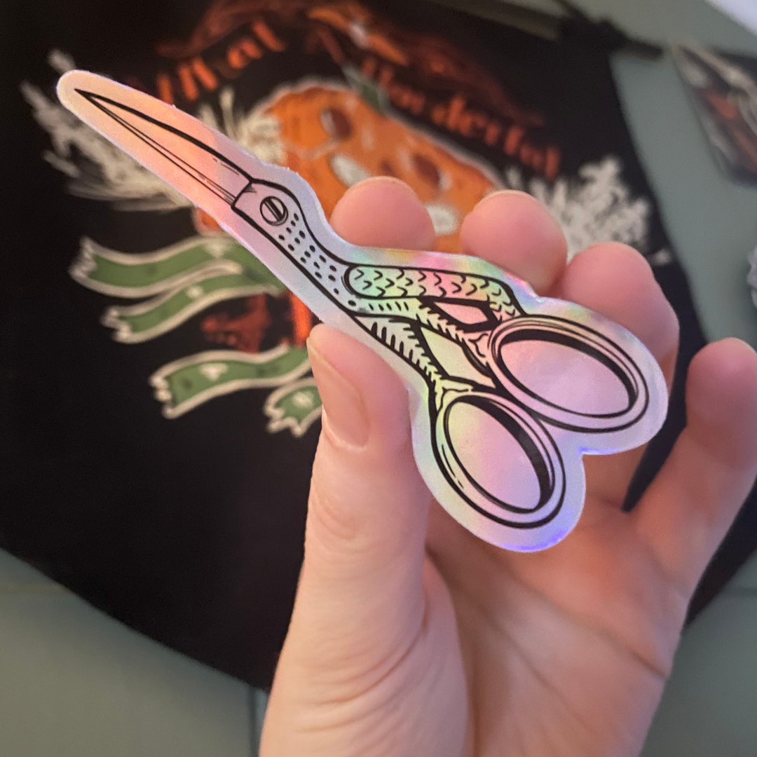 Adelaides Scissors Vinyl Sticker - Etsy