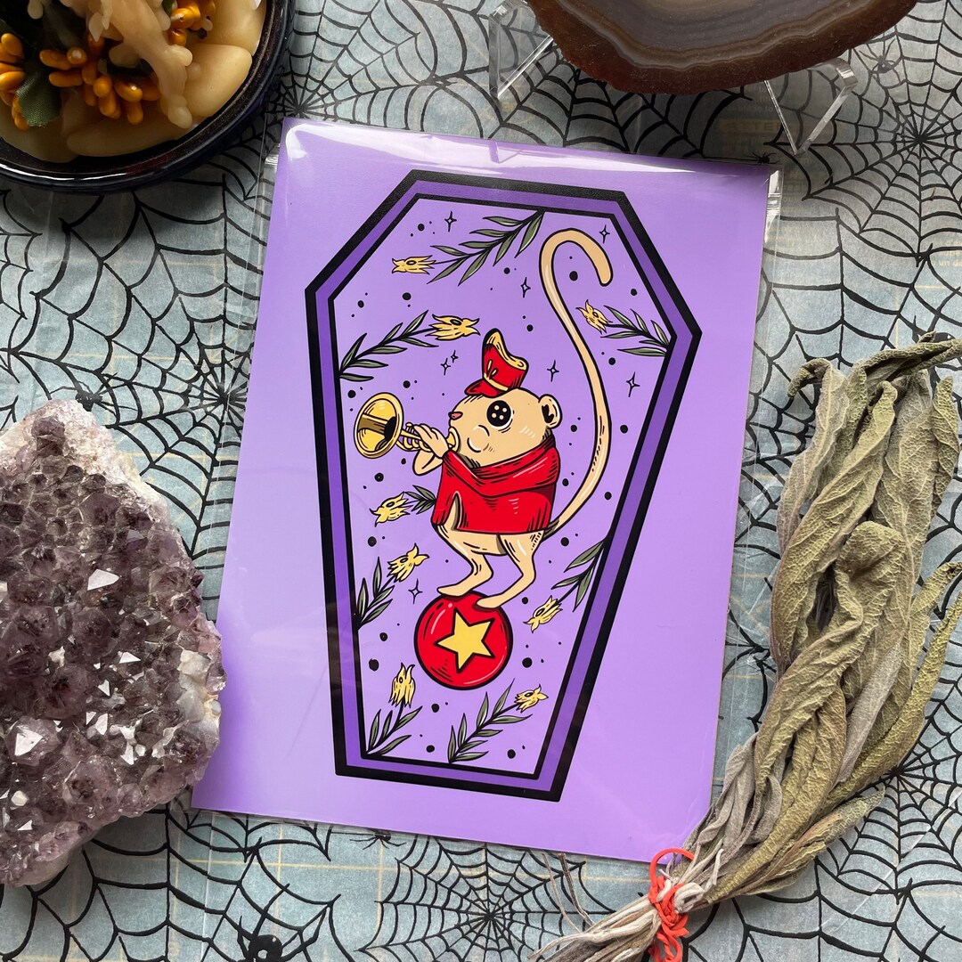 Jumping Mouse Coffin 5x7 Print - Etsy