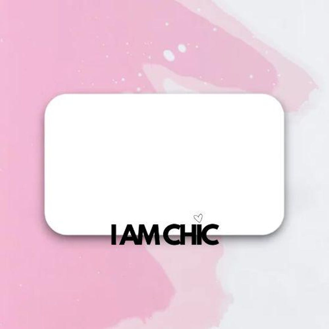 Sticker Mockup, Rectangle Sticker Instant Download JPEG, Sticker Mockup ...