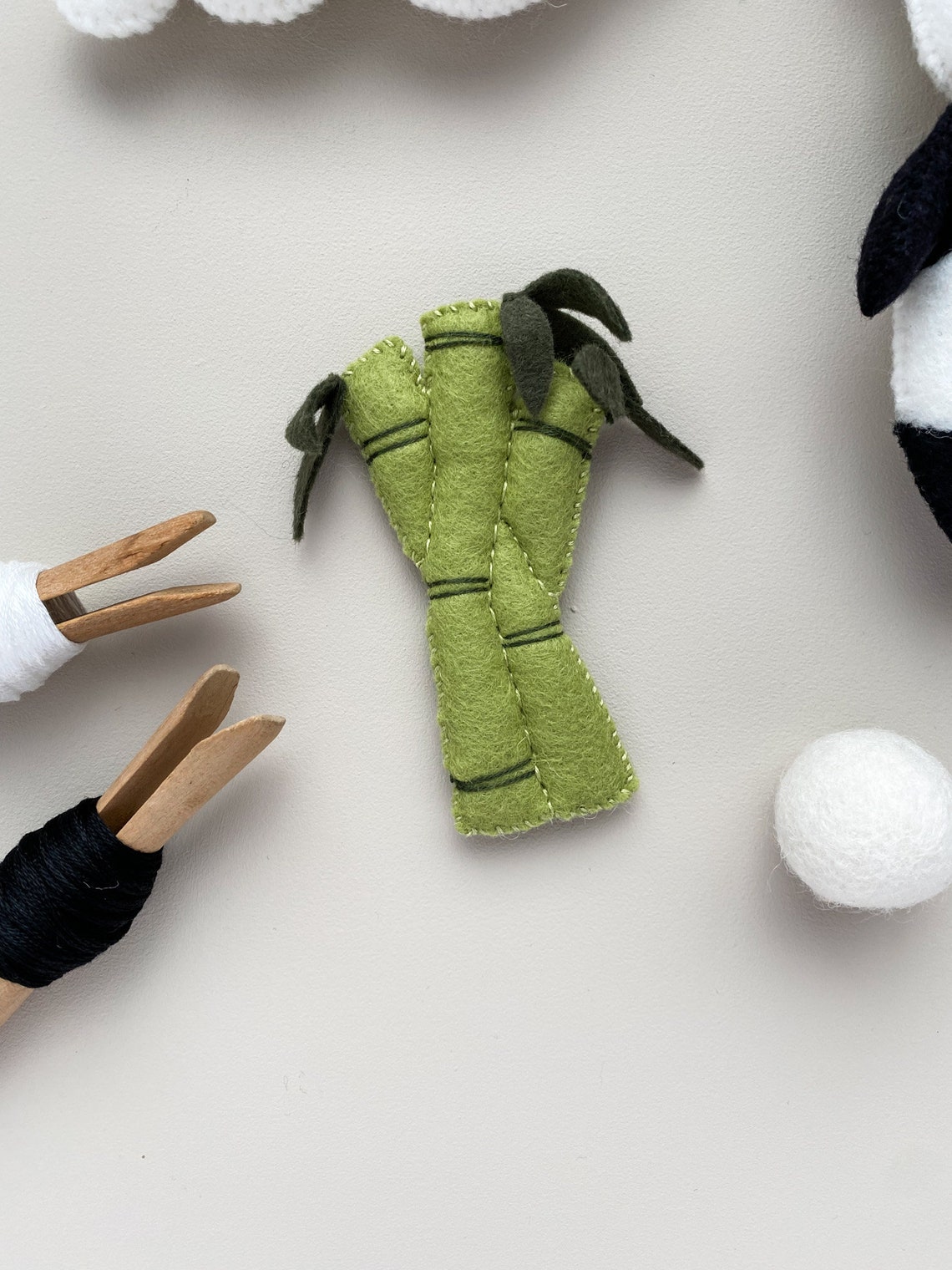 Panda Felt Pattern Panda Sewing Pattern Panda Ornament - Etsy