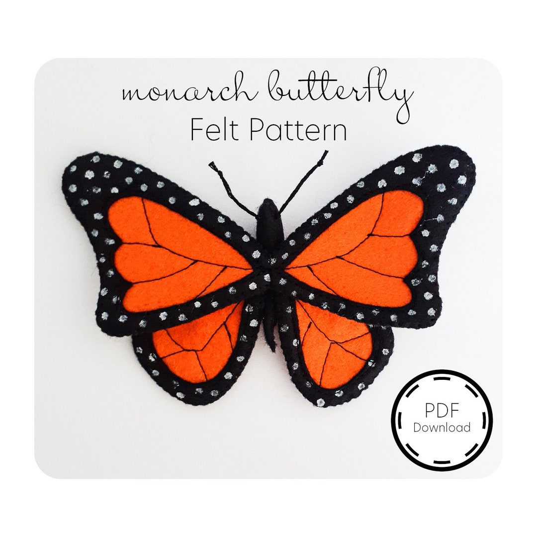 Butterfly Pattern Felt