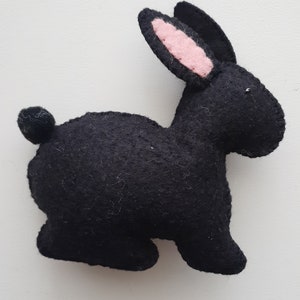 Sitting Bunny Felt Pattern PDF/ Felt Bunny/ Sewing Pattern/ Instant ...