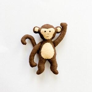 Monkey Pattern PDF/ Felt Monkey/ Sewing Pattern/ Instant Download ...