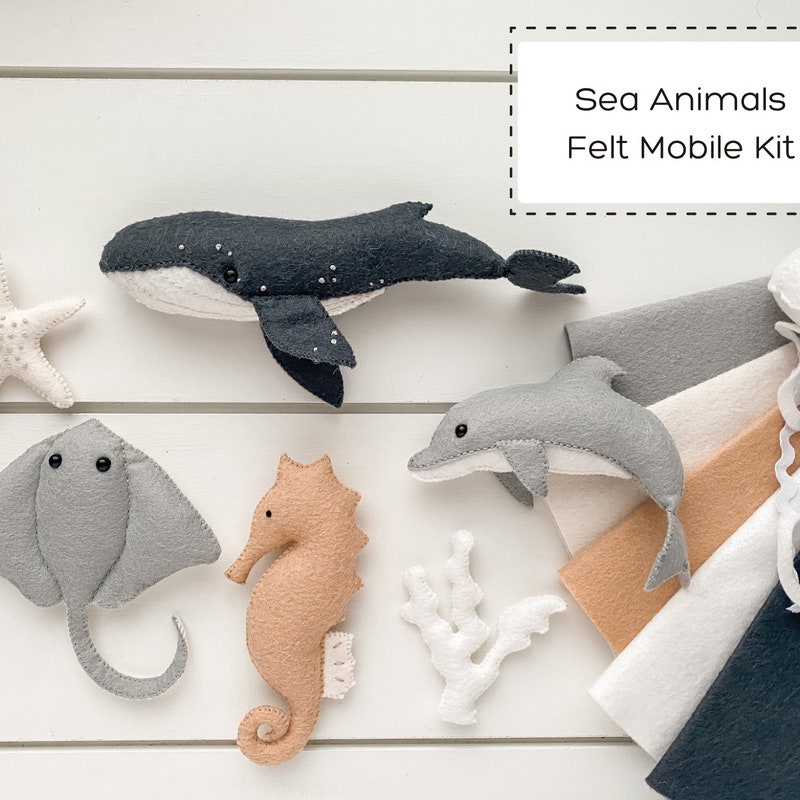 Felt Sea Animal - Etsy