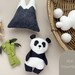 Panda Bear Sewing Pattern Felt Baby Mobile Panda Baby Gift - Etsy