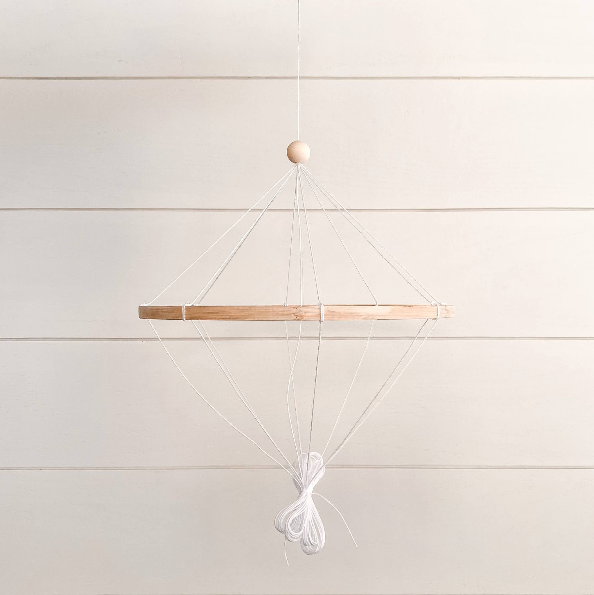 Circle Mobile Hanger / Wooden Mobile Hanger / 5 7 or 9 | Etsy