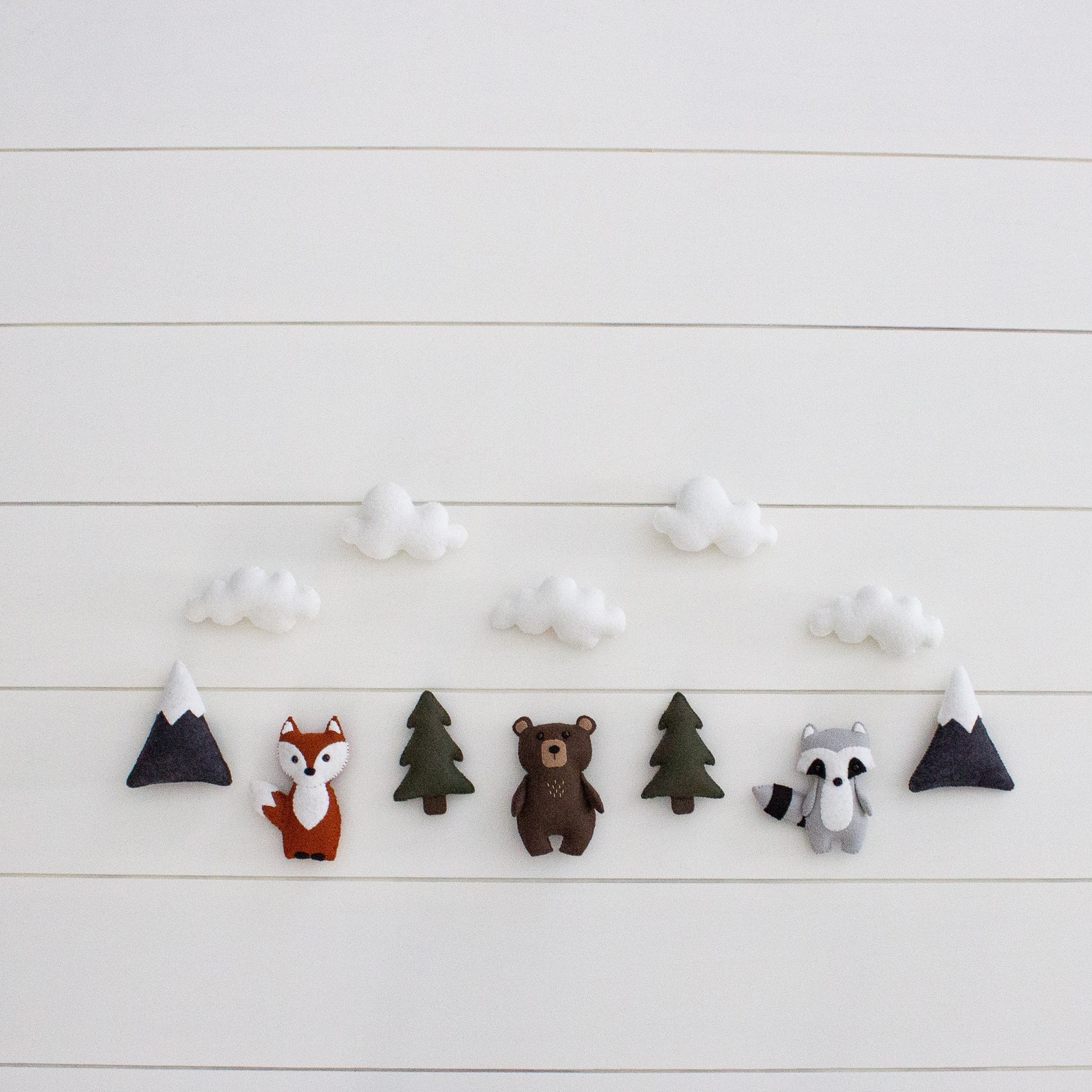 Woodland Animal Felt Sewing Pattern / PDF Download / Baby | Etsy