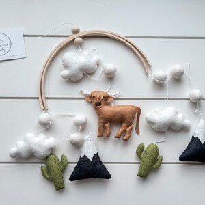 Highland Cow Felt Sewing Pattern | Felt Highland Cow | Felt Cactus ...