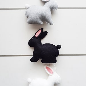 Sitting Bunny Felt Pattern PDF/ Felt Bunny/ Sewing Pattern/ Instant ...