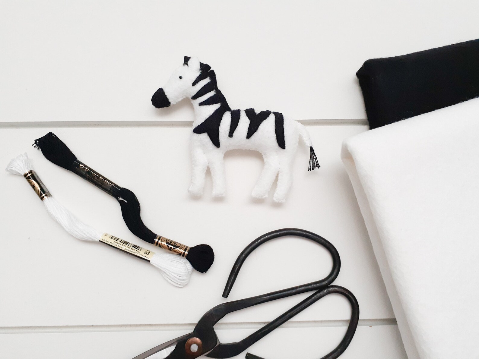 Zebra Pattern PDF Felt Zebra Sewing Pattern Zebra | Etsy