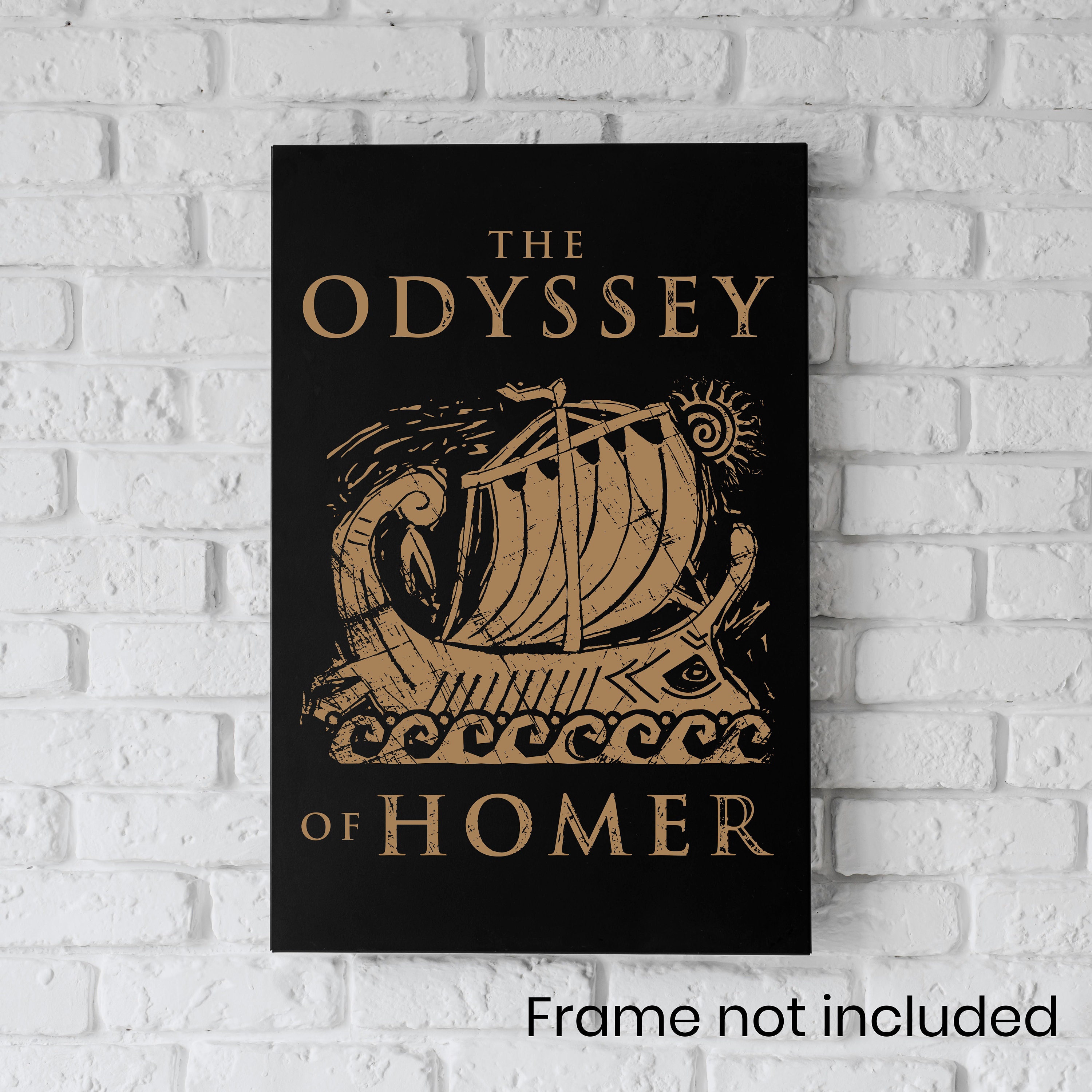 The Odyssey of Homer Art Print: Classic Greek Mythology Poster - Etsy