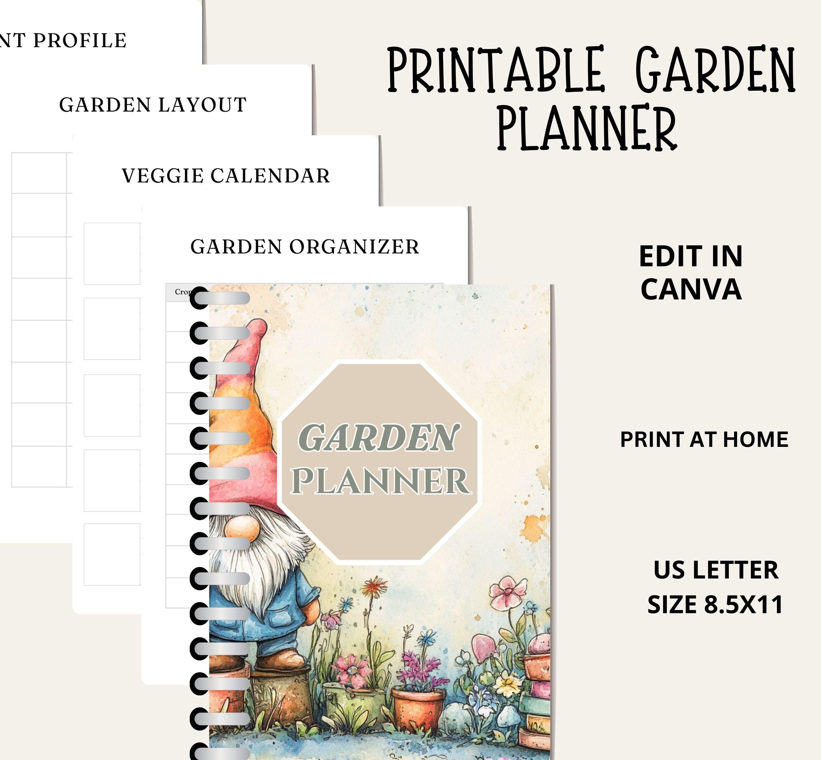 2025 Gardening Planner: Plant Tracker & Garden Log (digital Download ...